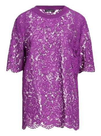 Dolce & Gabbana Lace Short-sleeve Top - No