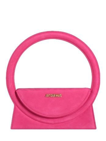 Jacquemus Medium Leather Handbag - Pink