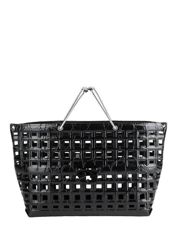 Tory Burch Leather Tote Bag - Black