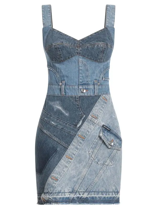 Dolce & Gabbana Denim Stretch Dress - Blue