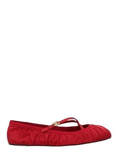 Dolce & Gabbana Mary Jane Flats - Red