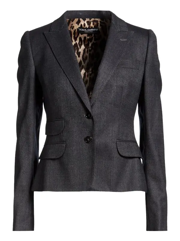 Dolce & Gabbana Single-breasted Blazer - Black