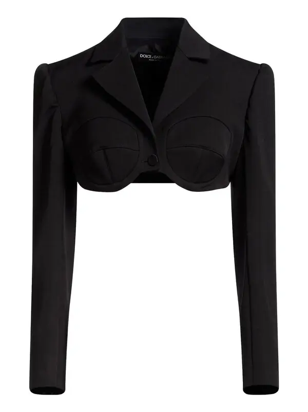 Dolce & Gabbana Cool Wool Single-breasted Blazer - Black