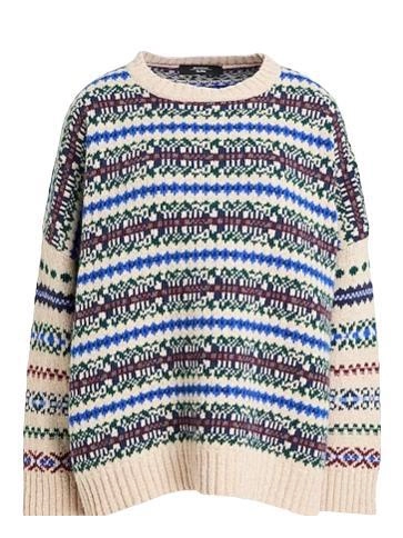 Max Mara Multicolor Jacquard Knit Top - Blue