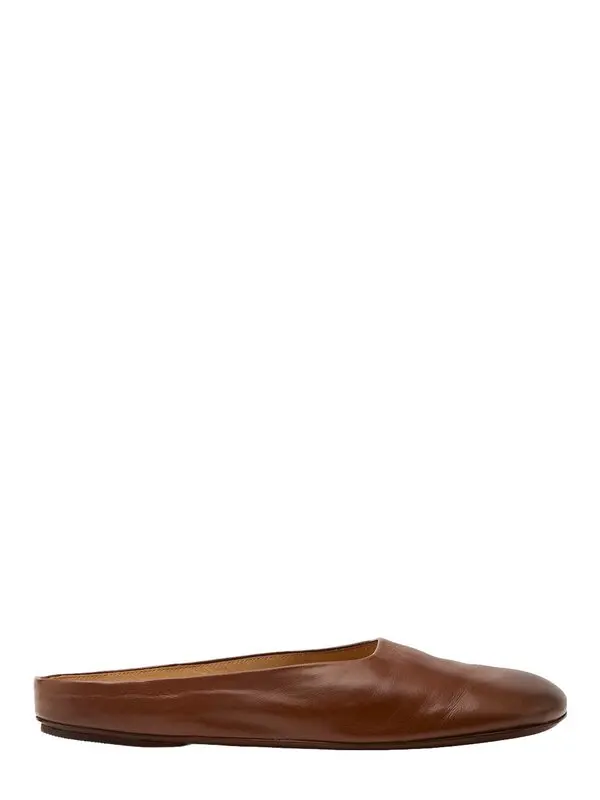 Marsèll Bama Leather Slip-on Sandals - Basalt