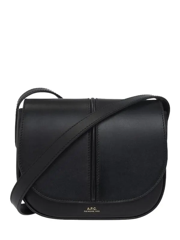 A.p.c. Betty Foldover Top Crossbody Bag - Black