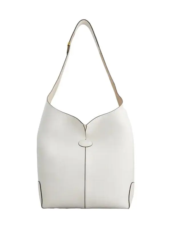 TOD'S Di Bag Folio Large Shoulder Bag - White