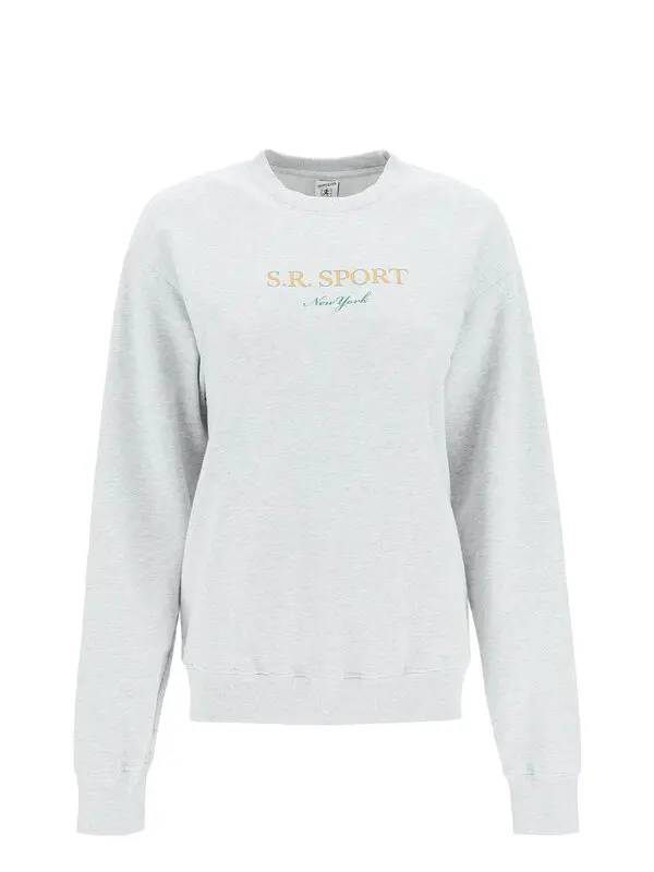 SPORTY  RICH Sporty & Rich Crewneck Sweatshirt - White