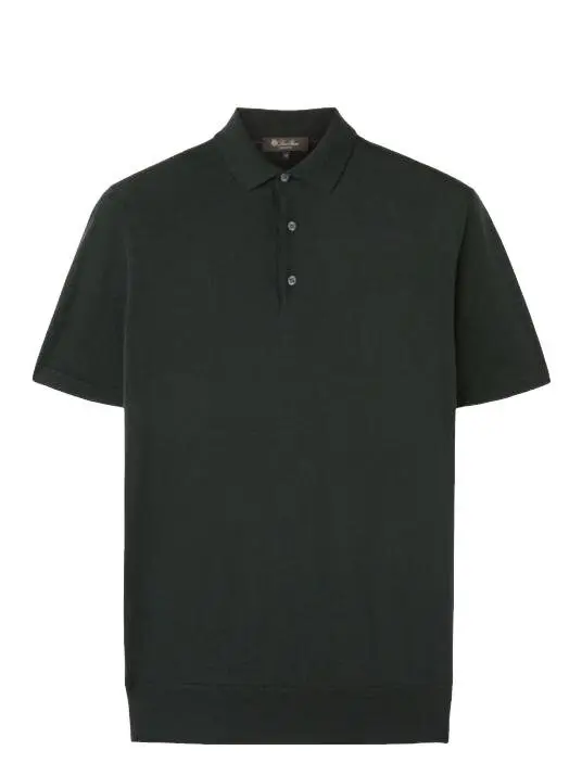 Loro Piana Short-sleeved Polo Shirt - Green