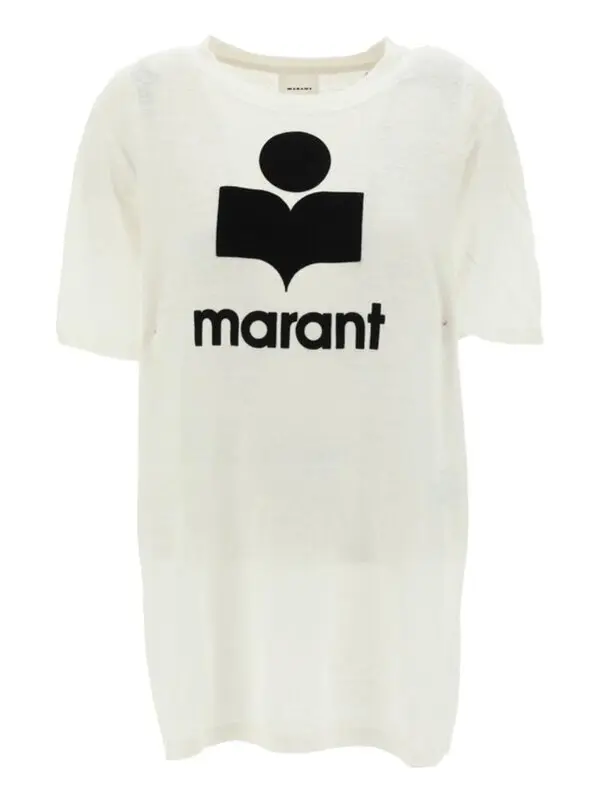 Isabel Marant Étoile Logo Printed Crewneck T-shirt - White