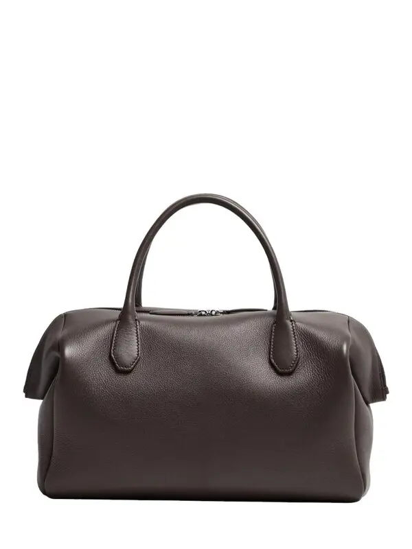 THE ROW Faye Leather Handbag - Black