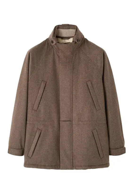 Loro Piana Icer Field Jacket - Hazelnut Melange