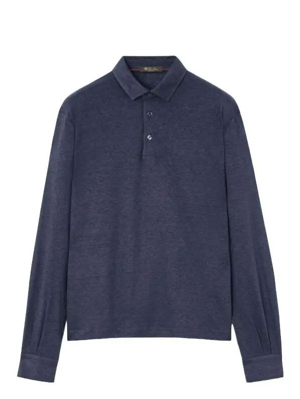 Loro Piana Gargano Polo Shirt - Navy