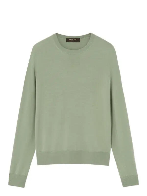 Loro Piana Royal Lightness Crewneck Sweater - Three-leaf Clover