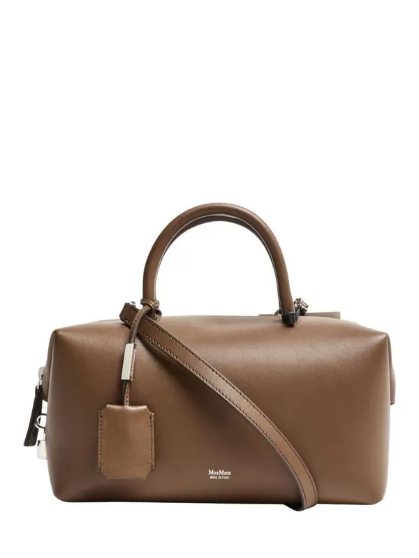 Max Mara Logo Shoulder Bag - Brown