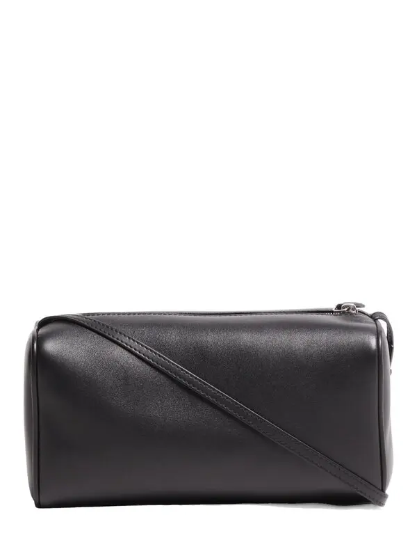 THE ROW 90's Leather Crossbody Bag - Black
