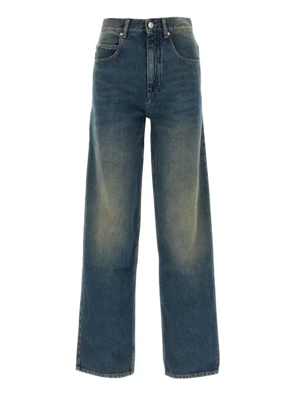 Isabel Marant Étoile Joanny Mid-rise Wide Leg Jeans - Blue