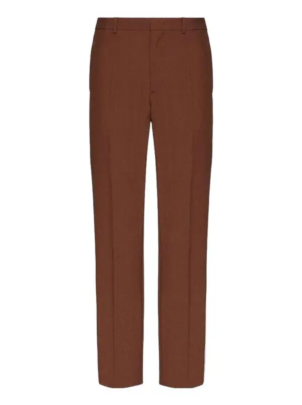 Valentino Garavani Side-stripe Tailored Trousers - Brown