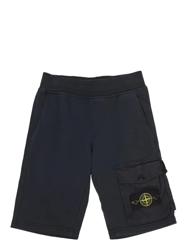 Stone Island Loose Belt Bermuda Shorts - Blue