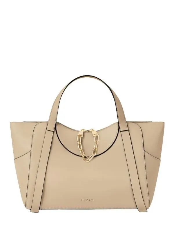 Givenchy Medium The Snatch Bag In Grained Leather - Dunes