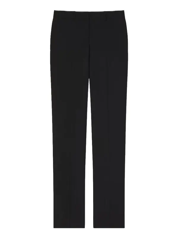 Givenchy Skinny Pants In Wool And Mohair - Black