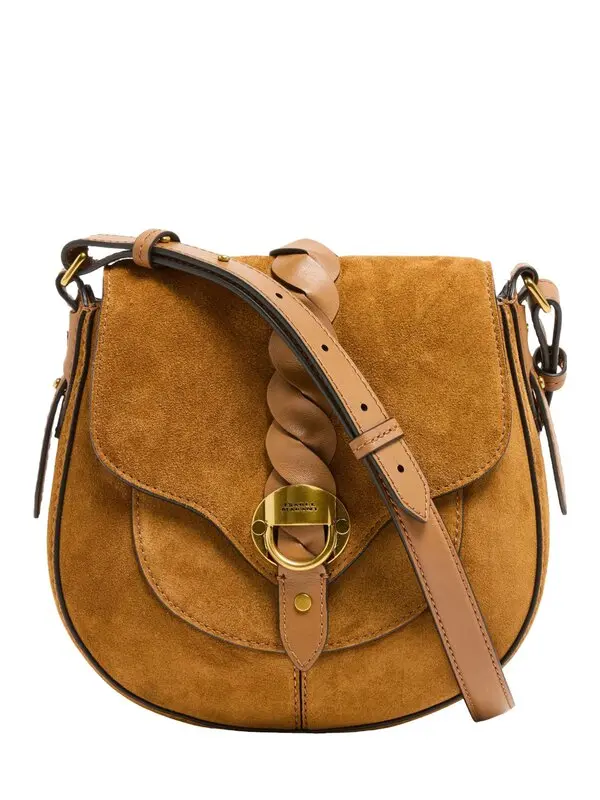 Isabel Marant Étoile Altay Small Suede Crossbody Bag - Brown