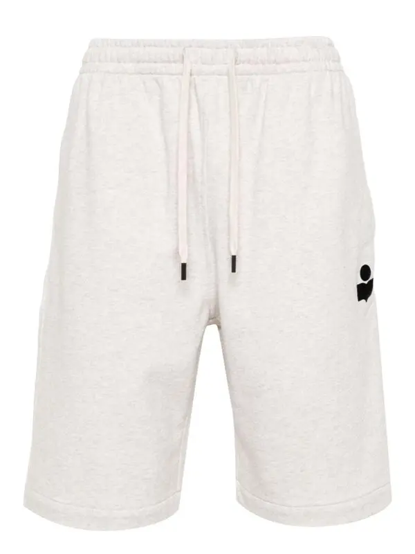 Isabel Marant Étoile Mahelo Jersey Bermuda Shorts - White