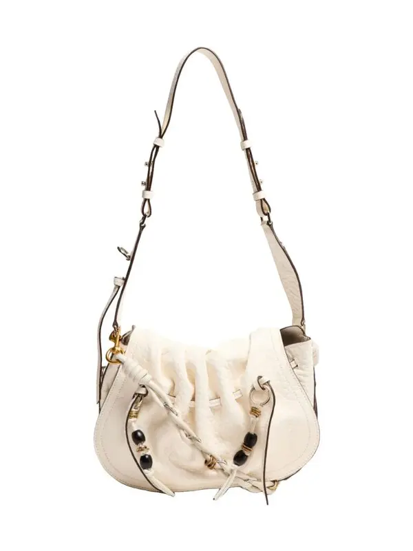 Isabel Marant Étoile Bolton Leather Shoulder Bag - Nude