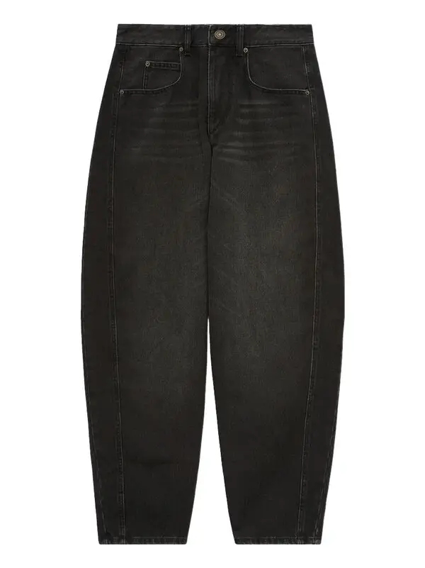 Isabel Marant Étoile Oriane Barrel Jeans - Black