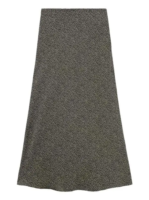 Loro Piana Simona Skirt - Black/ivory