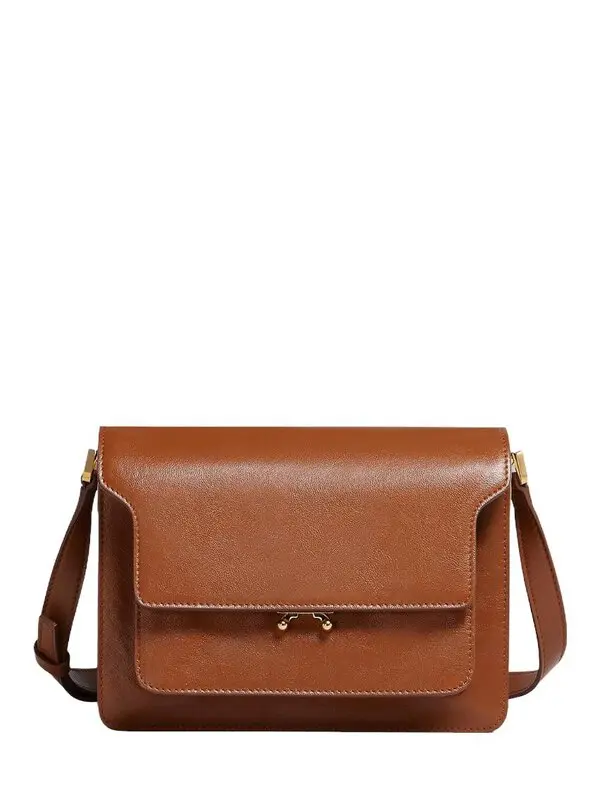 Marni Trunk Soft Medium Shoulder Bag - Brown