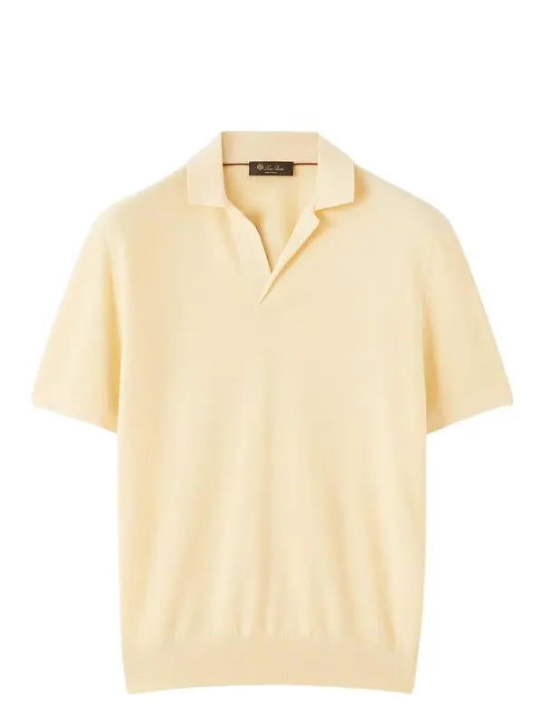 Loro Piana Buttonless Polo Shirt - Nude