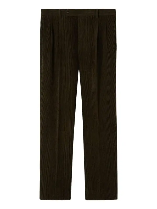 Loro Piana Morrison Corduroy Trousers - Green Leaf Paths