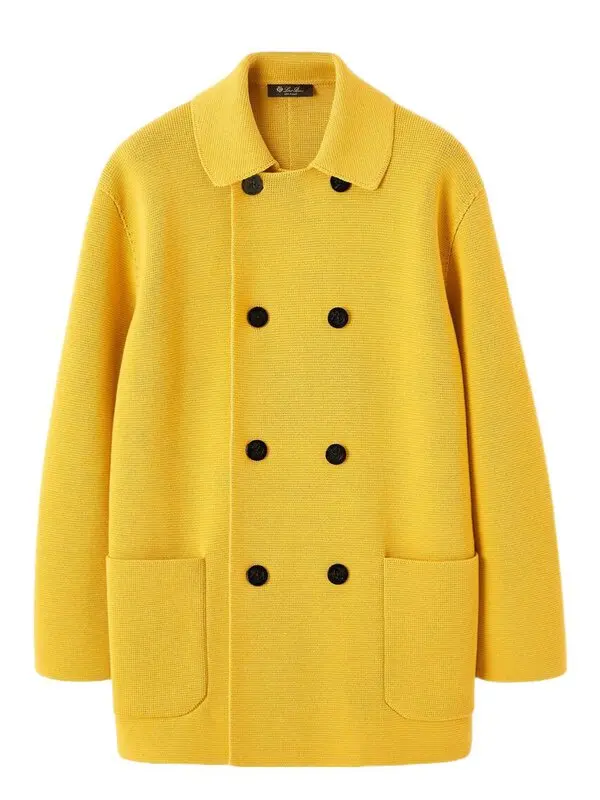Loro Piana Corvetta Double-breasted Jacket With Anchor Detail - Minty Lemon