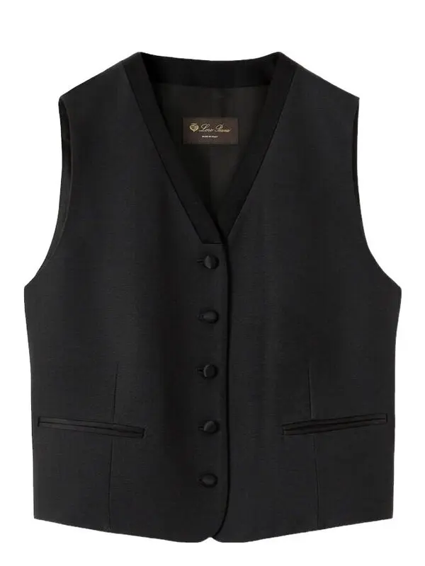 Loro Piana Kilian Vest - Black