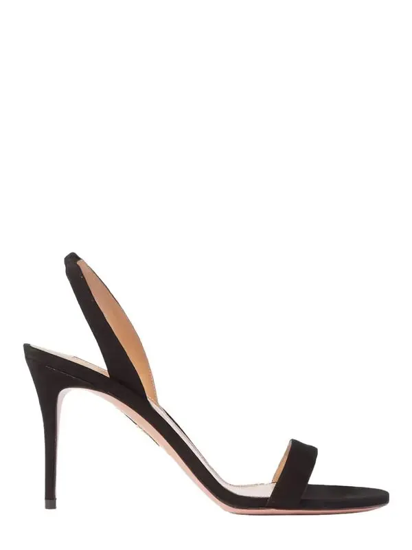 AQUAZZURA So Nude 85 Sandals - Black