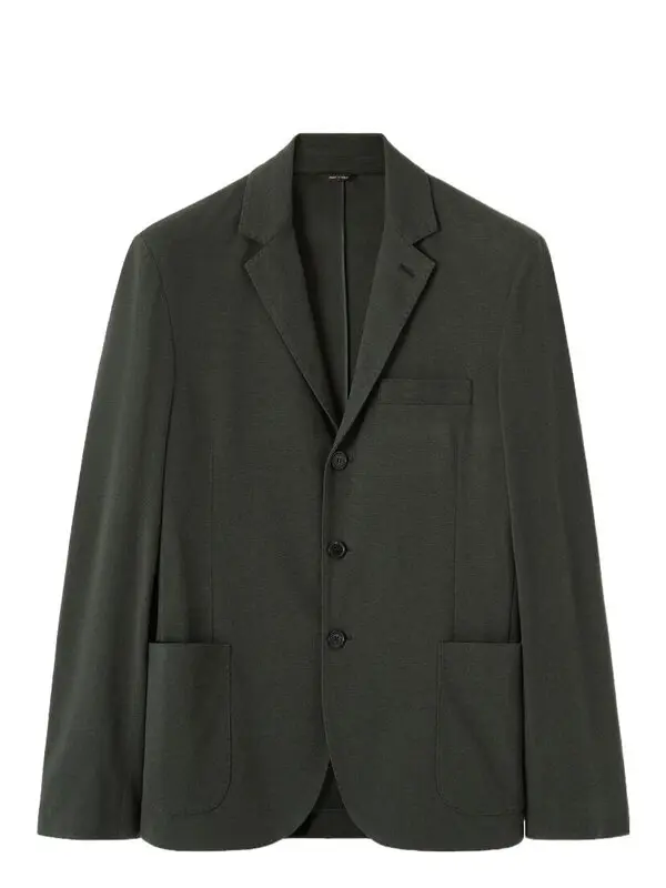 Loro Piana Single-breasted Sweater Jacket - Black Forest