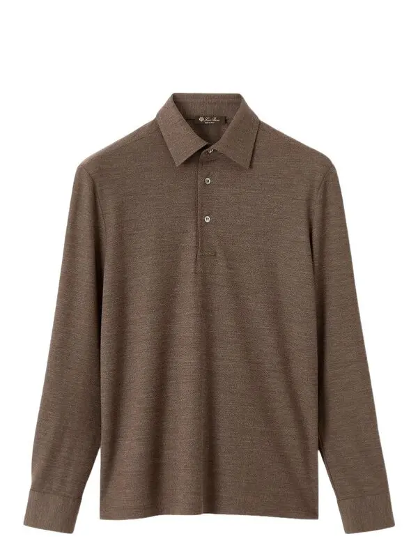 Loro Piana Colmegna Polo Shirt - Carbon