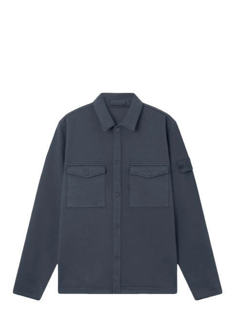 Stone Island Regular Fit Buttoned Shirt - Slate Blue