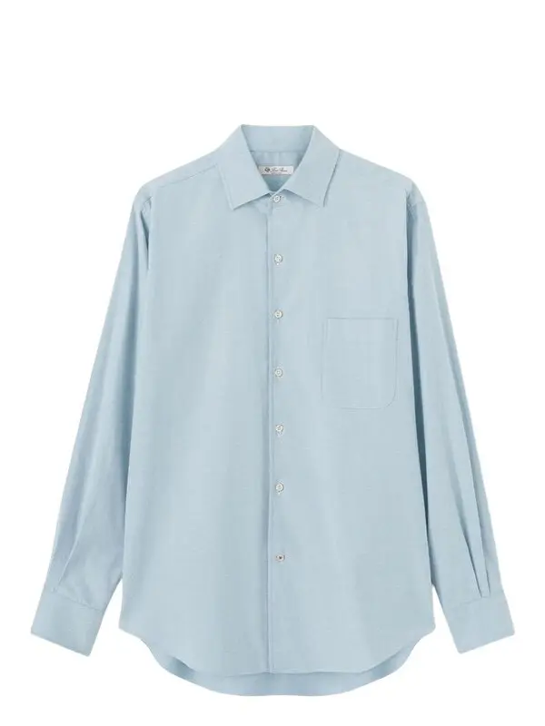 Loro Piana André Button-up Shirt - Blue