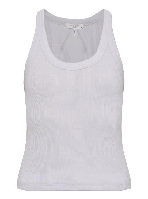 Rag & Bone Rag Bone Ribbed Racerback Top - Purple