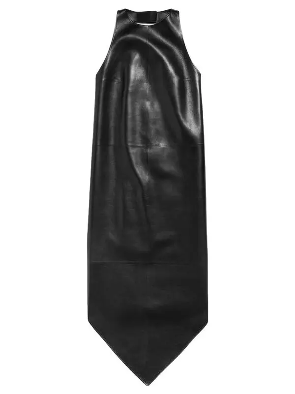 Balenciaga Double Smooth Light Lambskin Tulip Top - Black