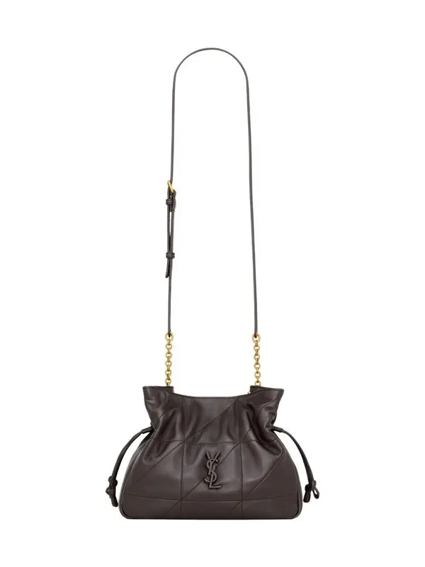 Saint Laurent Jamie Shoulder Pouch In Lambskin - Arab