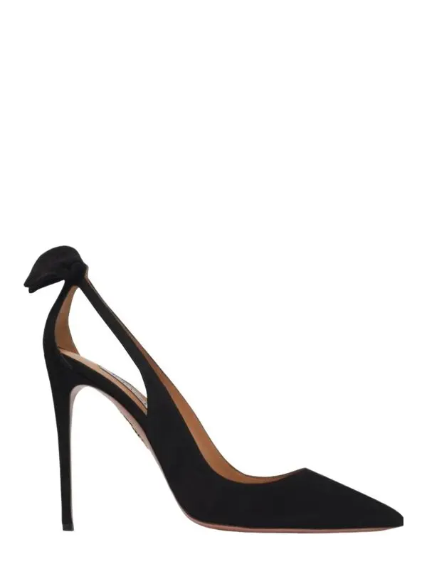 AQUAZZURA Bow Tie 105 High Heels - Black