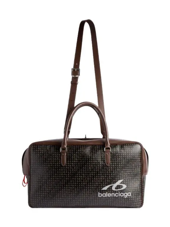 Balenciaga Le 7 Bowling Bag Large - Black/brown