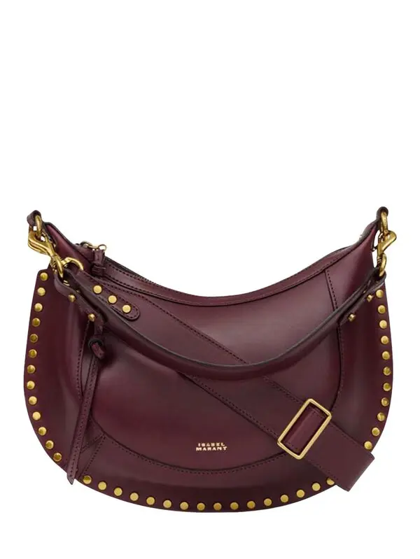 Isabel Marant Étoile Studded Leather Hobo Bag - Brown