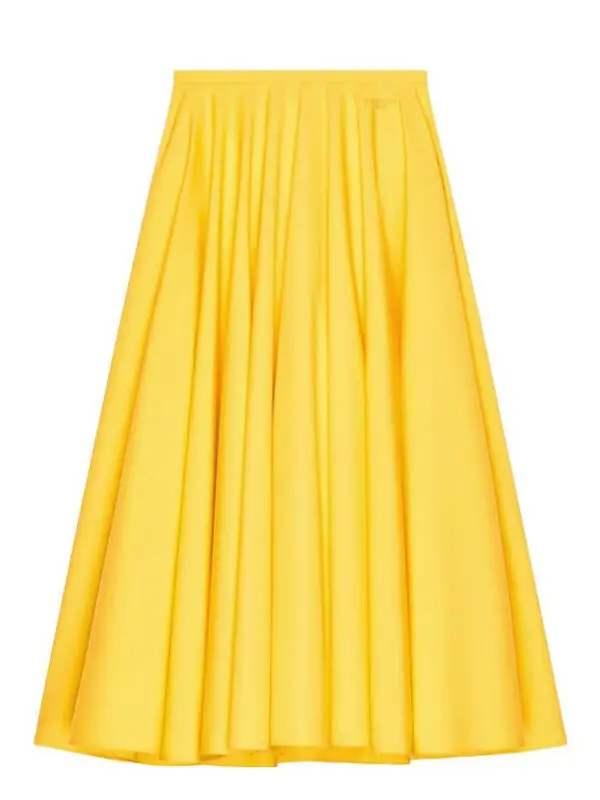 Givenchy Long Poplin Skirt - Aureus