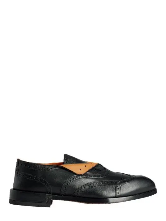 Balenciaga X J.m. Weston Wing Tip Mule - Black