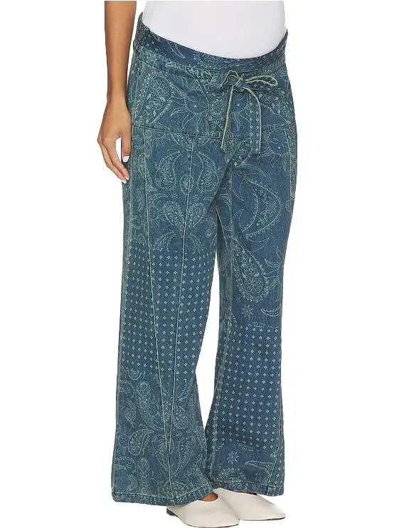 BUMPSUIT X Spell Relaxed Denim Jean - Medium Blue
