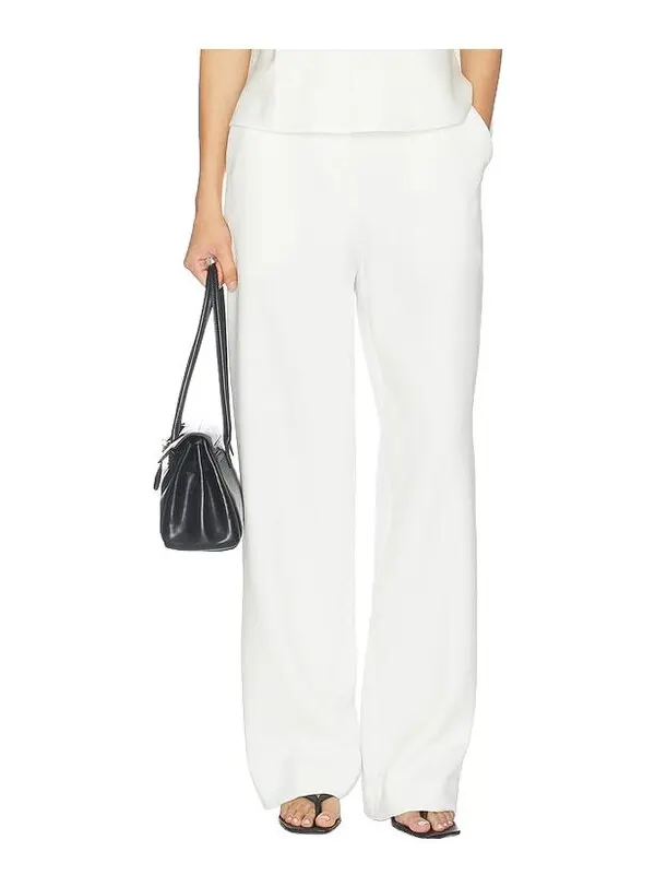 Simkhai Kaia Straight Leg Pant - Ivory
